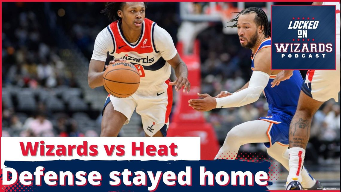 The Wizards get burned by the Heat 106-90 in Miami. Kyshawn George hurt ...
