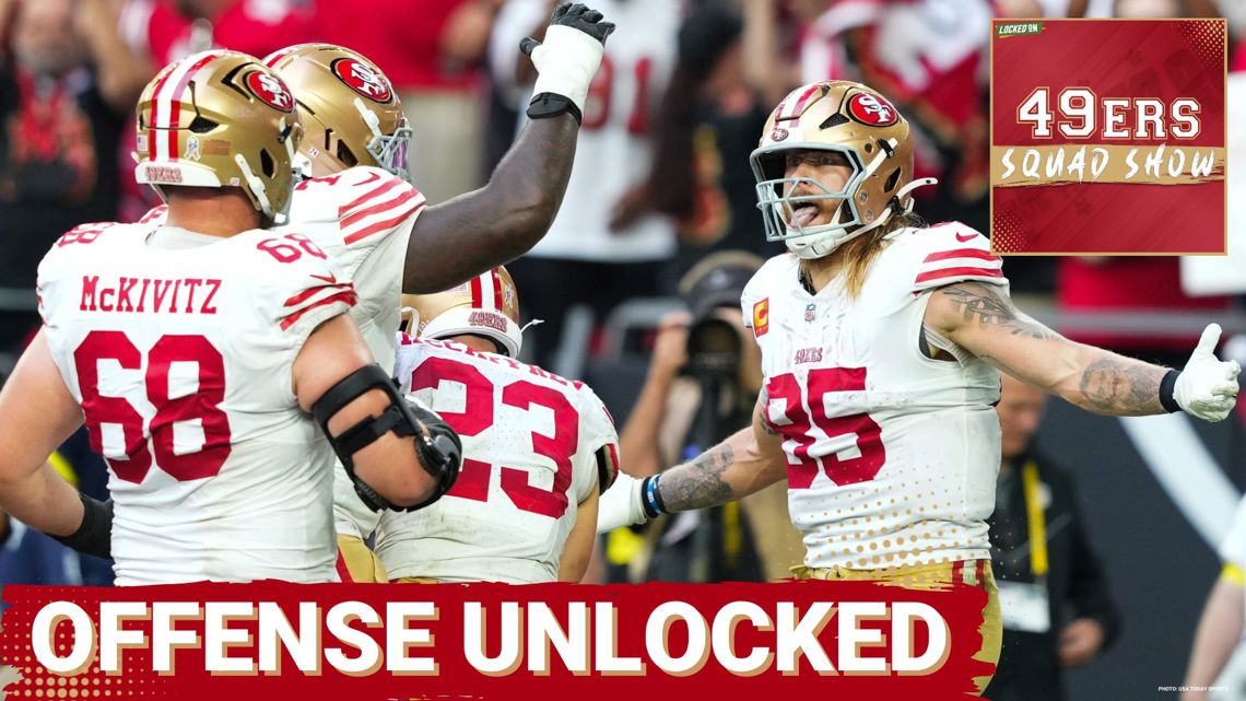 49ERS SQUAD SHOW: OFFENSE UNLOCKED as 49ers CRUSH Cardinals | king5.com