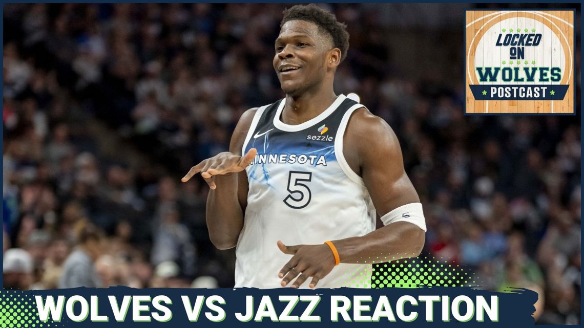 WOLVES POSTCAST: T-Wolves STEAMROLL Utah Jazz For Eighth Win In A Row! 128-102 | king5.com