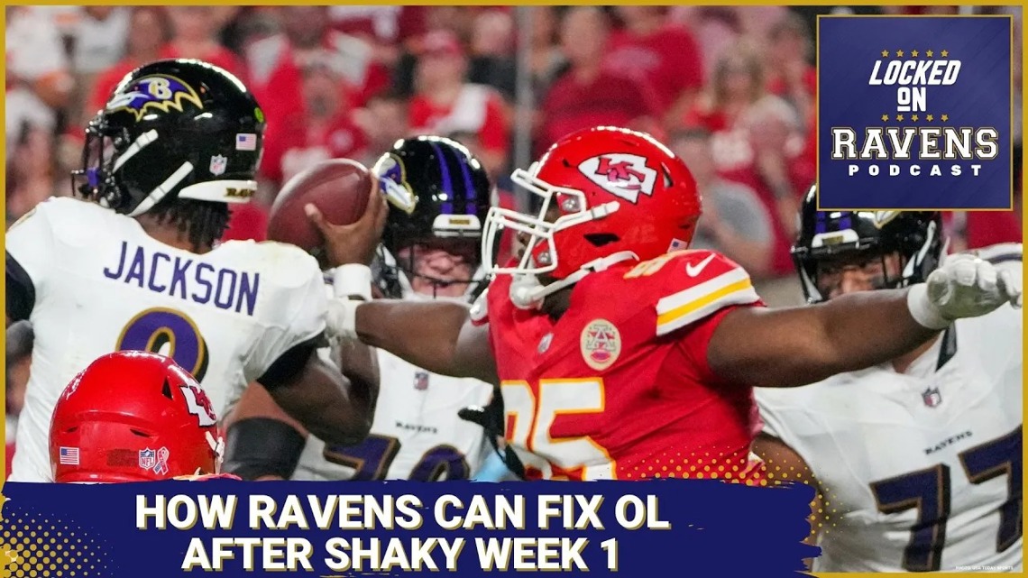 How Baltimore Ravens can fix offensive line after SHAKY Week 1 ...