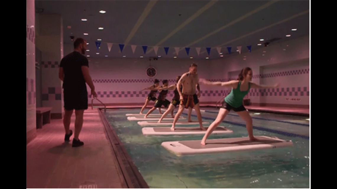 Meet floating yoga, this summer's hottest fitness trend | king5.com