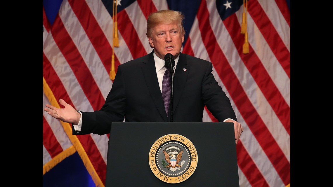 Robot Donald Trump joins Disney's Hall of Presidents | king5.com