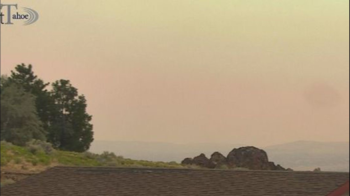 Wildfire smoke stifling Reno is going to stick around all week | king5.com