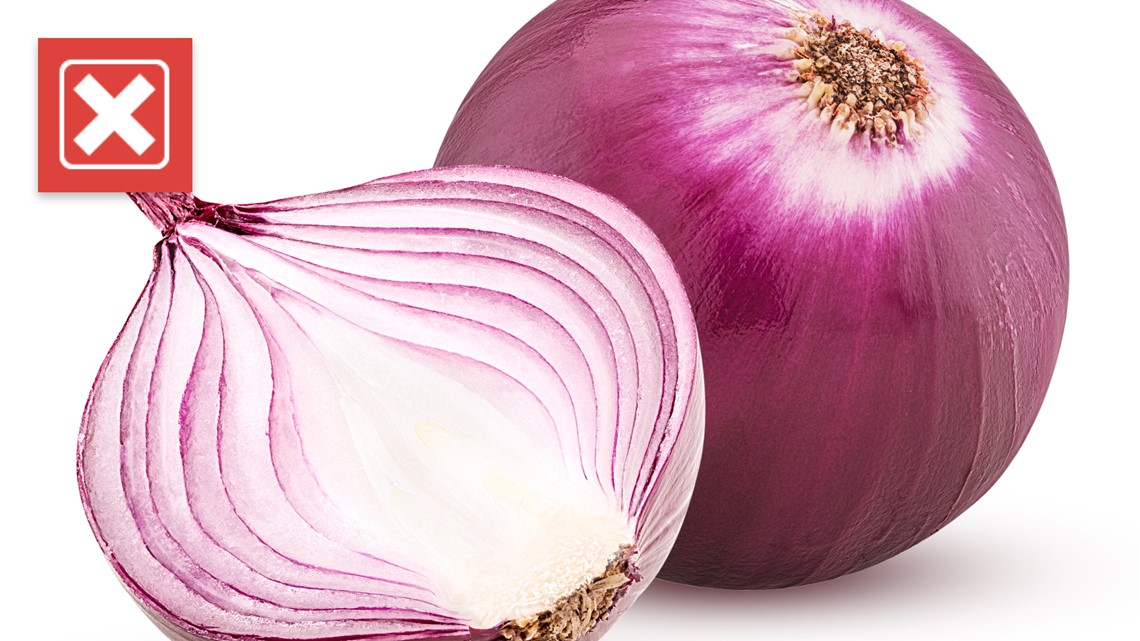 Raw onions won’t absorb germs, stop colds, cure flu | king5.com