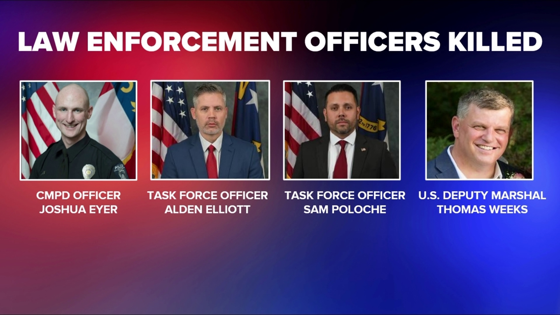 Who were the 4 officers killed in the shooting? | Charlotte news ...