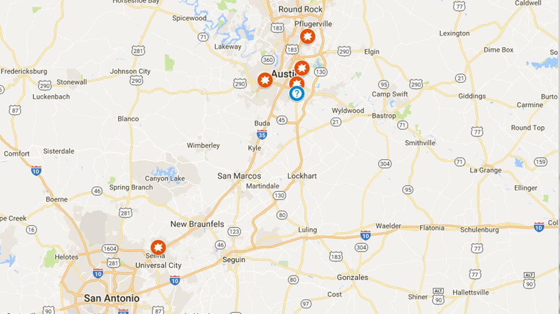 Interactive Map: Texas explosions | king5.com