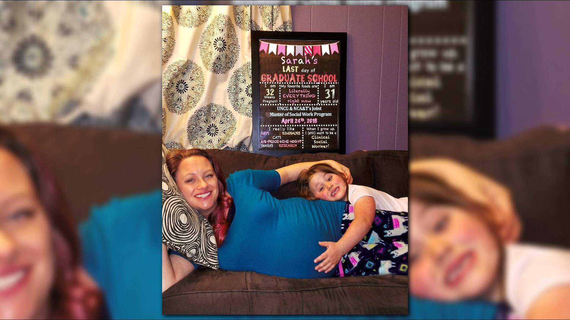 Woman's first and last day of grad school photos are awesome | king5.com