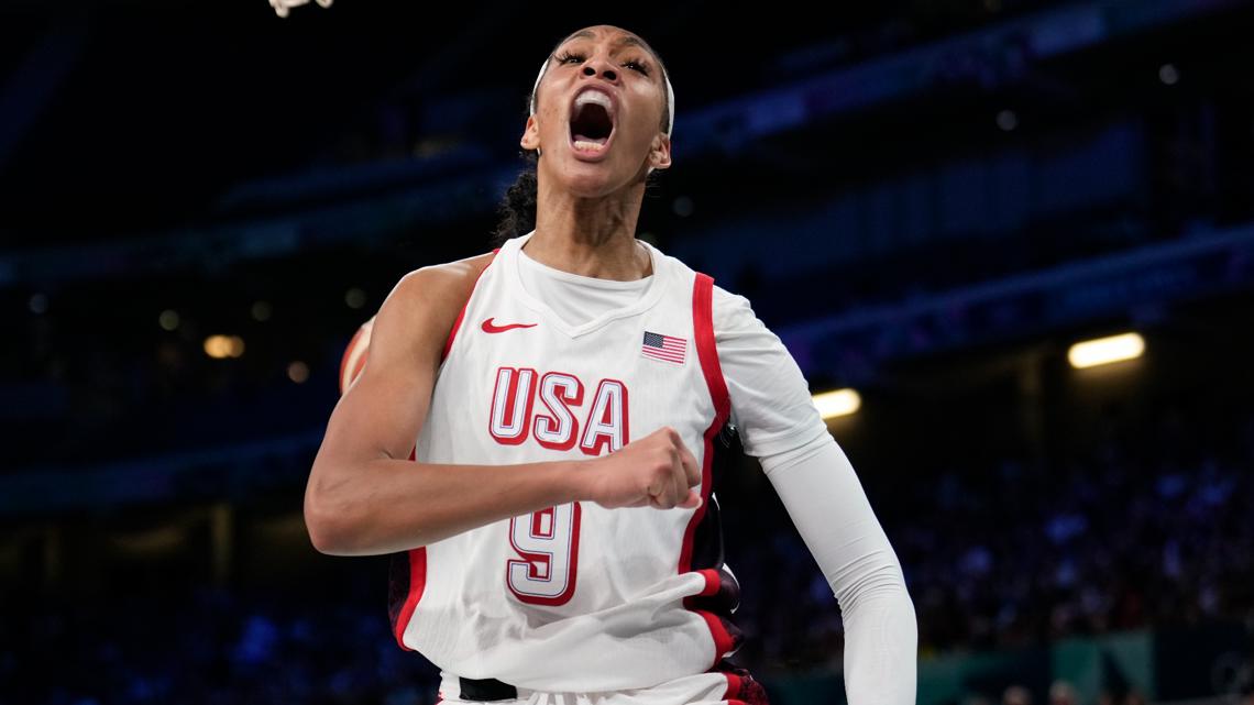 Aj'a Wilson leads Team USA to dominant win over Japan | king5.com
