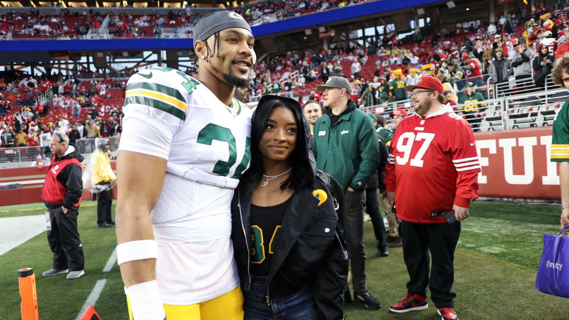 Who is Simone Biles husband: What NFL team he plays for | king5.com