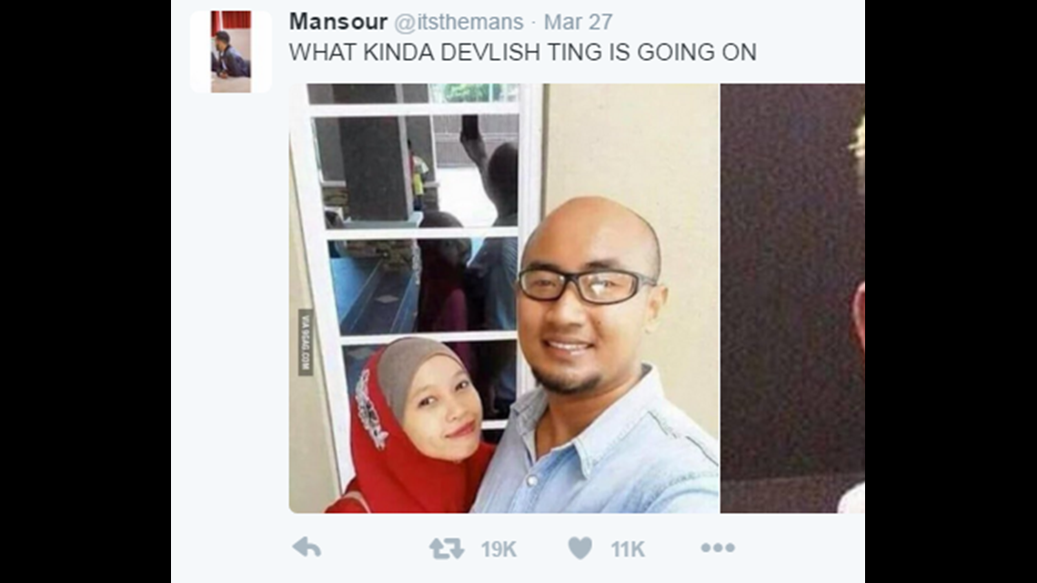 Woman with 2 faces: this selfie is going around the world | king5.com