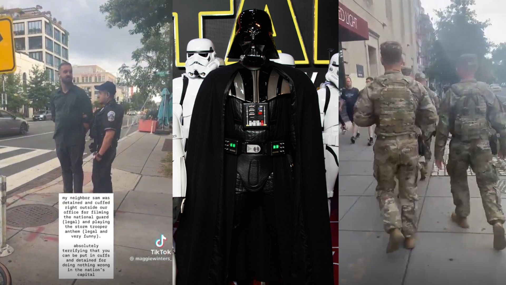Man detained after playing Star Wars 'Imperial March' as National Guard ...