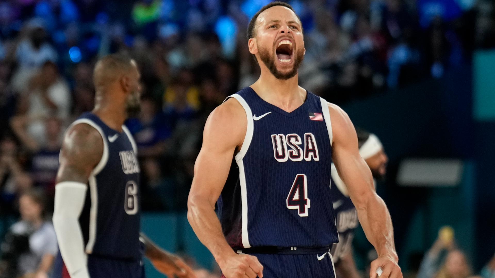 Internet freaks out after Steph Curry puts France to sleep | king5.com